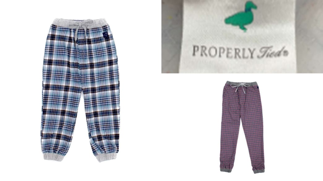 Properly Tied Children's Lounge Pants recall: reason, sizes, colors ...