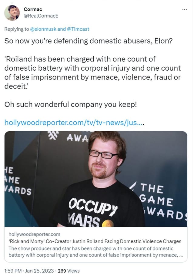 What did Elon Musk say about Justin Roiland? Billionaire slammed for ...