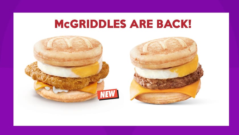 All you need to know about McDonald’s McGriddles deal