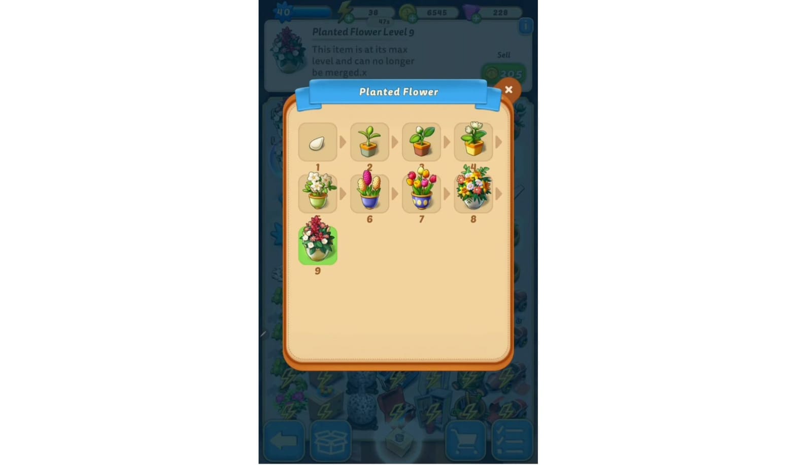 How to get a Planted Flower in Merge Mansion