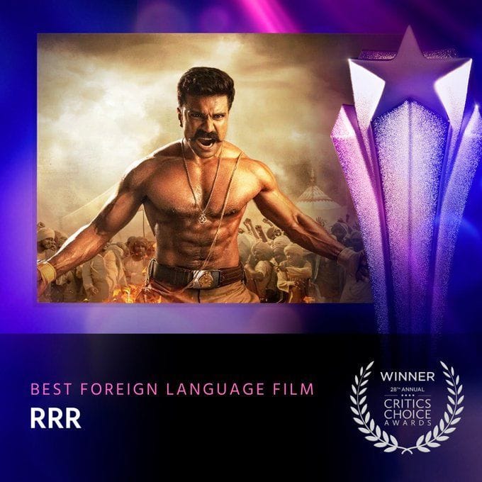 "Absolutely deserved!": Fans go gaga over RRR winning Best Foreign Language Film at Critics ...
