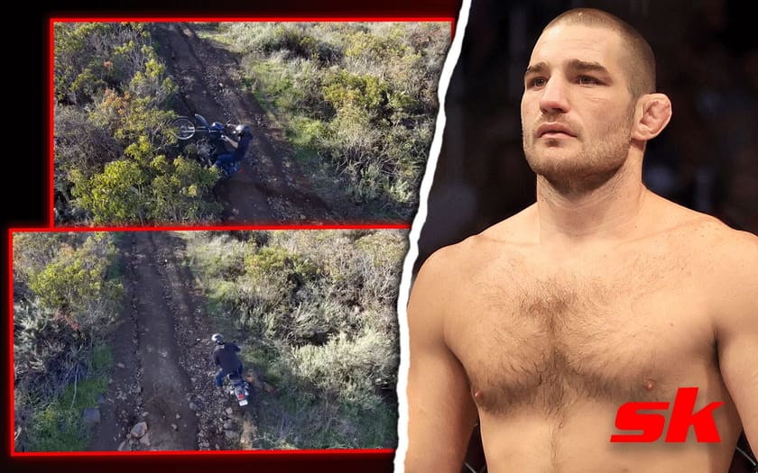 WATCH: Sean Strickland suffers scary motorcycle accident again