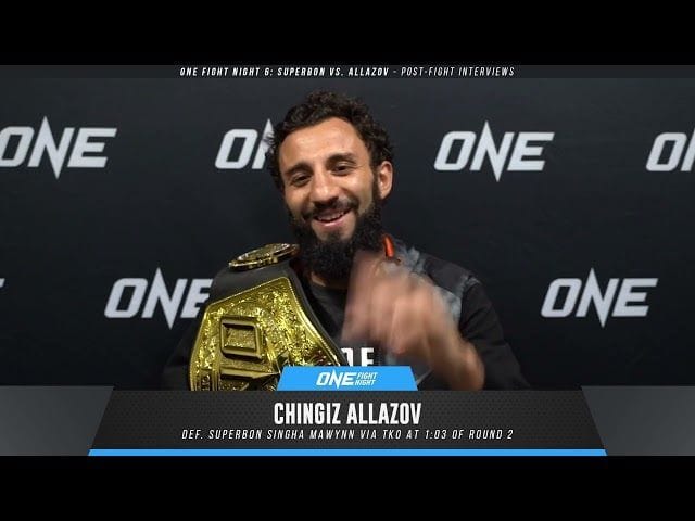 Chingiz Allazov sends a message to his fans in Japan