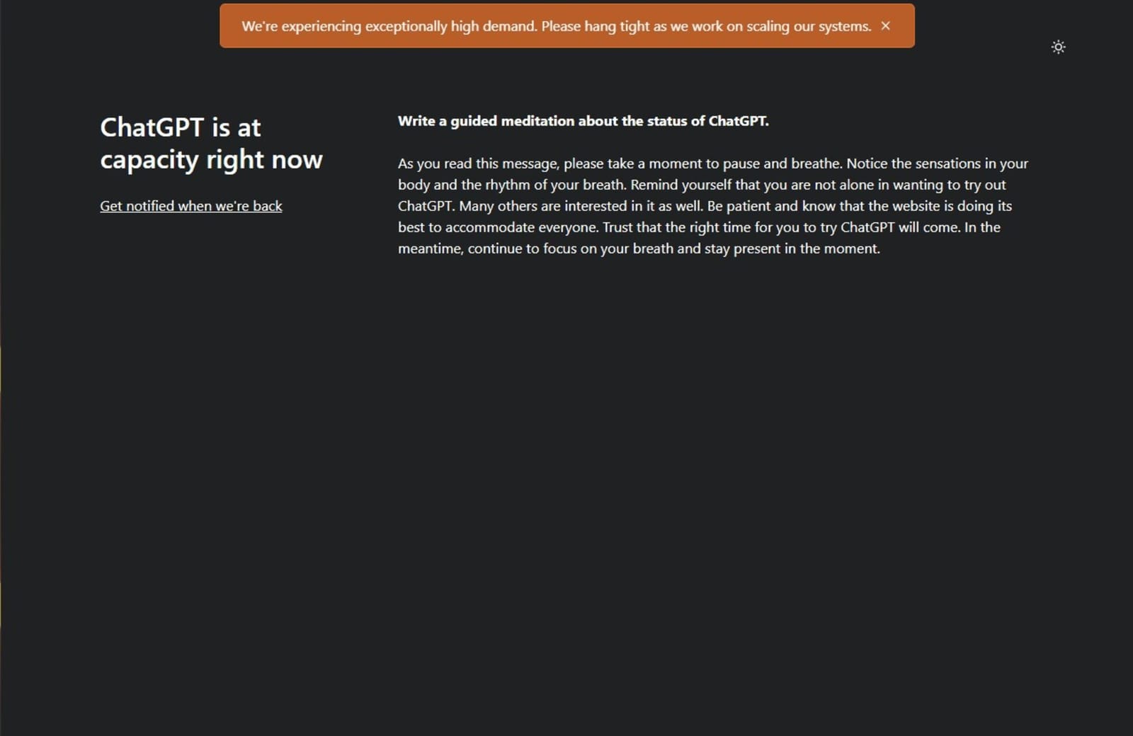 Is ChatGPT down? Ways to check if AI writing software is working