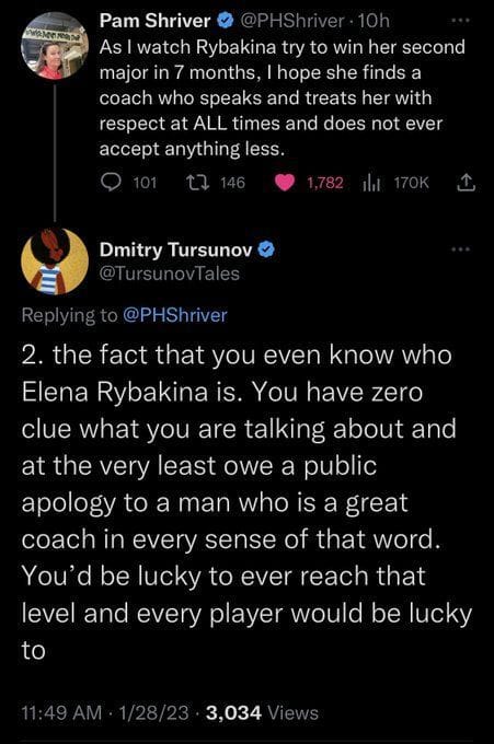 "It’s the misogyny for me, disgusting" - Tennis fans slam Dmitry ...