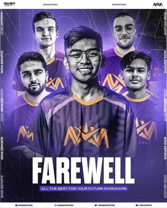 Nova Esports release COD Mobile roster