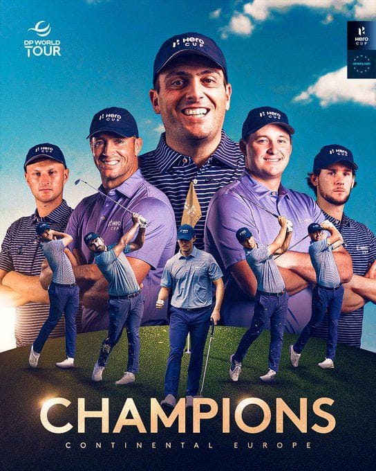 Team Continental Europe wins the 2023 Hero Cup