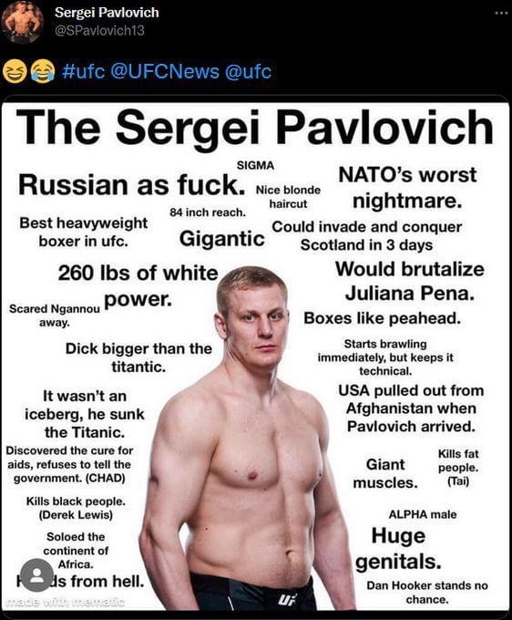 Sergei Pavlovich apologizes for posting racially offensive meme about himself, blames language ...