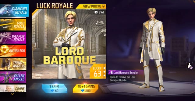 Free Fire Golden Angelic Ascension event: How to get Valiant Havenking ...