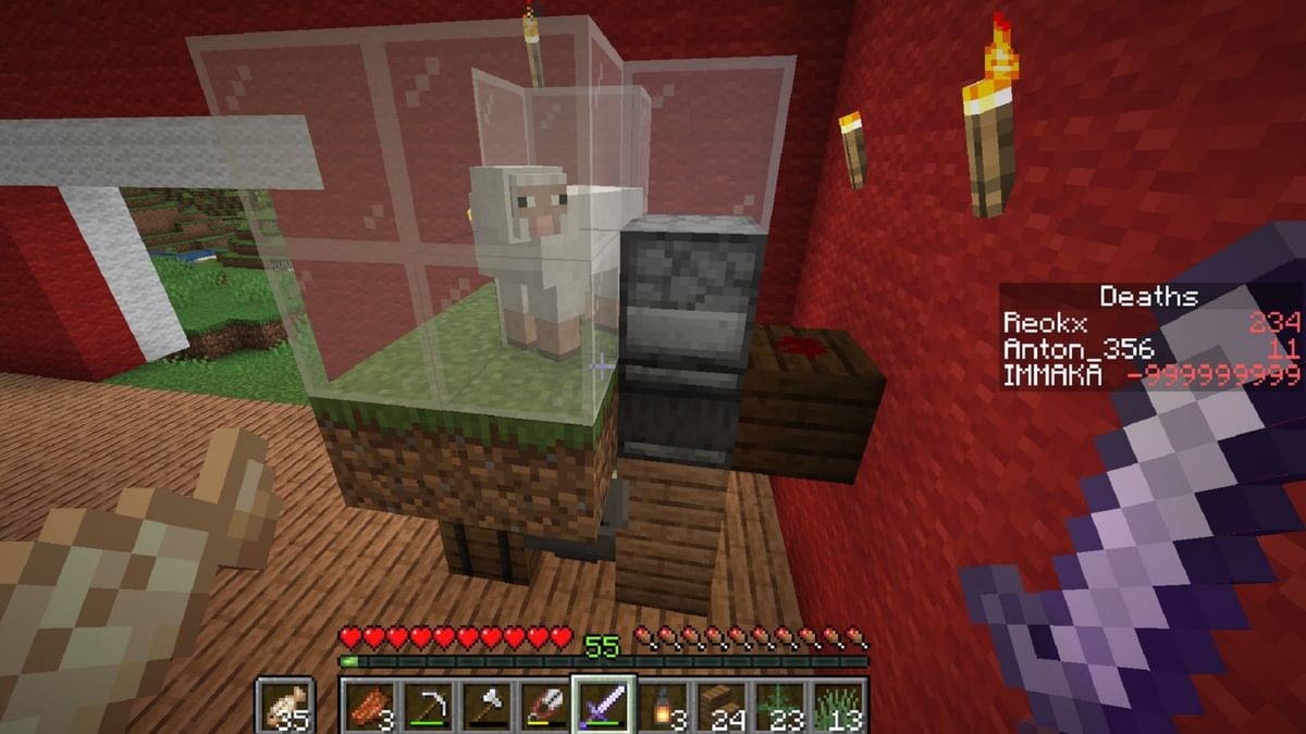 How to make a sheep farm in Minecraft 1.19