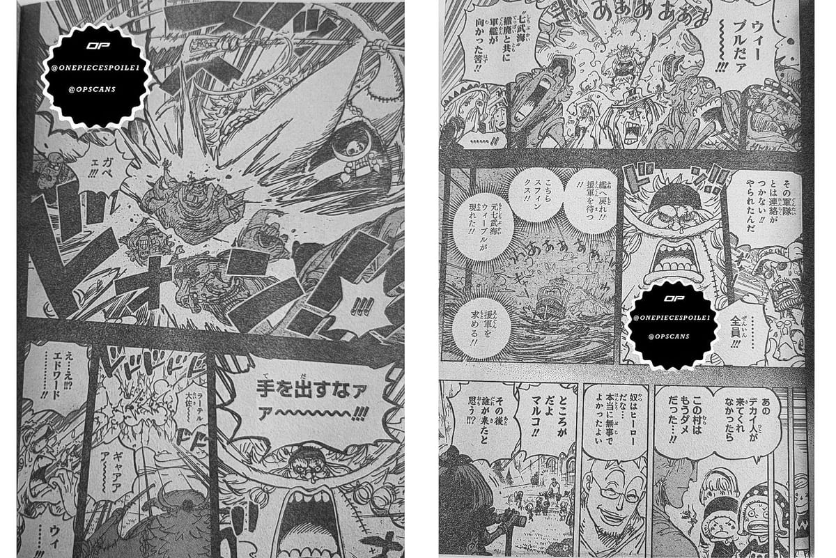 One Piece chapter 1073: Raw scans confirm Stussy fighting Lucci as a ...