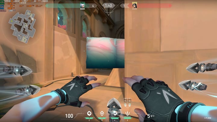 Best Sage walls for Valorant's Lotus map