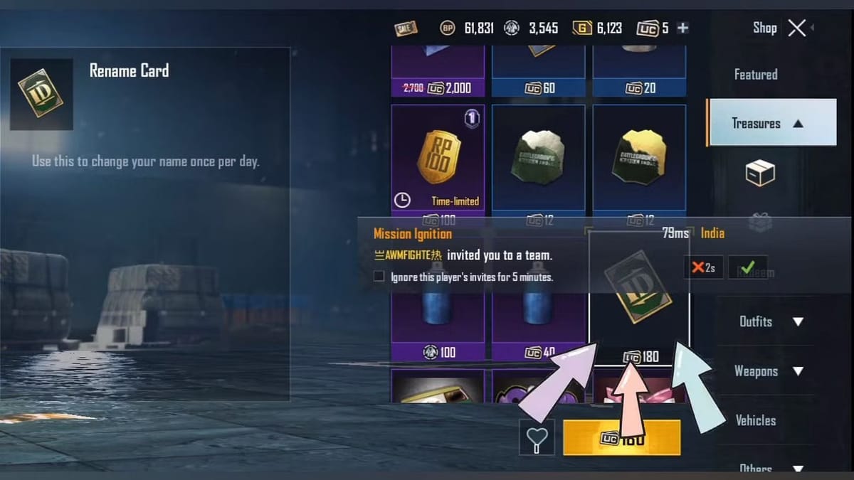 BGMI name generator: How to create nicknames with symbols