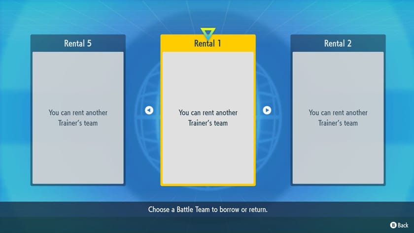 How to use rental teams in Pokemon Scarlet and Violet