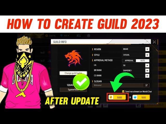 List of best Free Fire MAX guild names to use in 2023