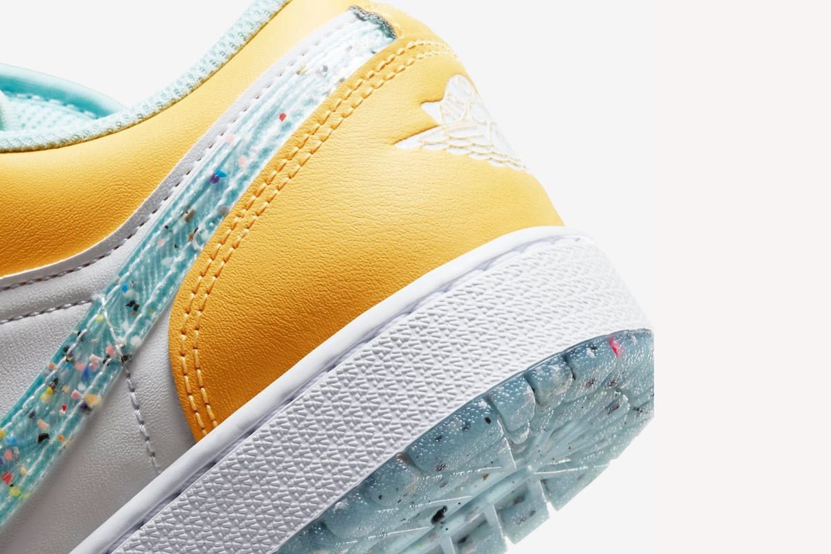 Nike: Nike’s Air Jordan 1 Low “Citron Pulse Glacier Ice” shoes: Where ...