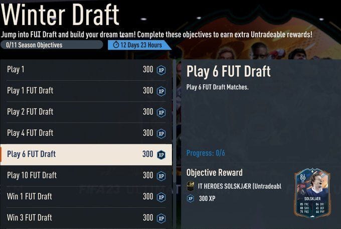 FIFA 23 Winter Draft guide: How to earn maximum rewards from the new program?