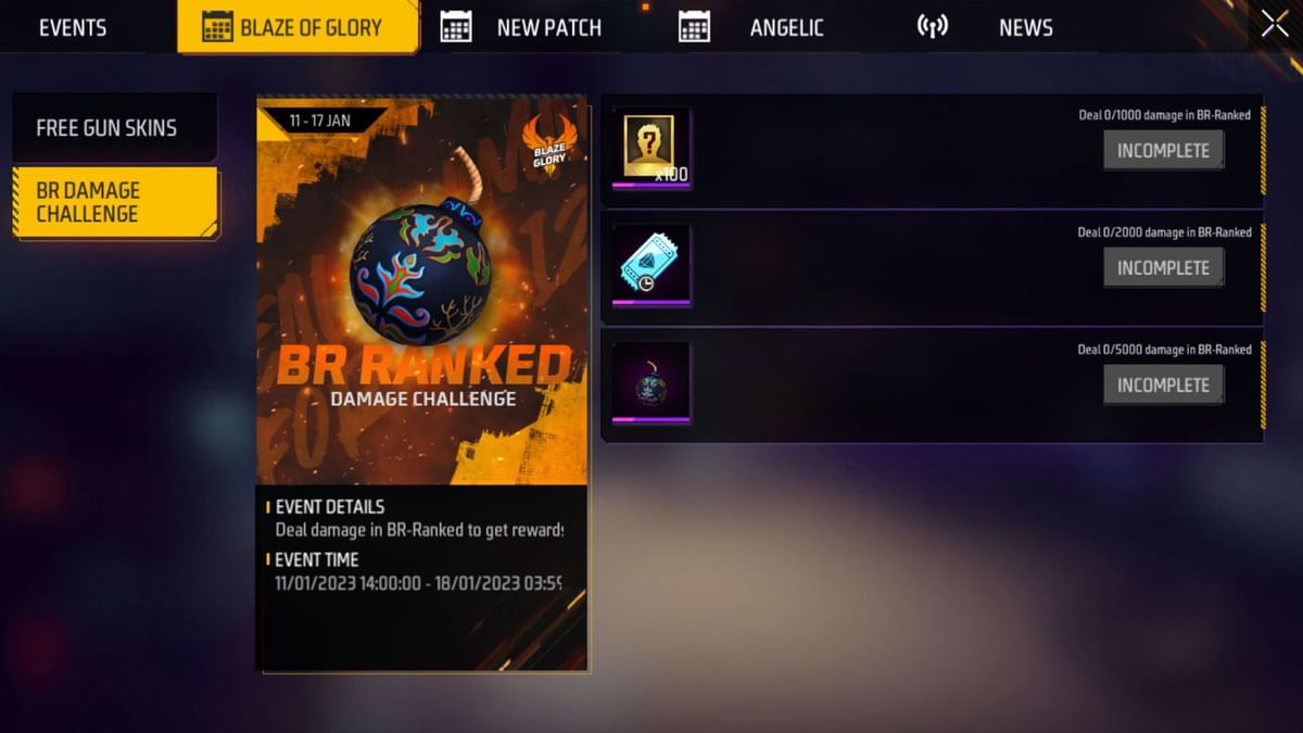 How to get free permanent gun skin in Free Fire MAX (OB38 version)