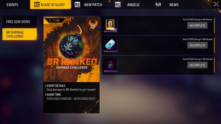 How to get free permanent gun skin in Free Fire MAX (OB38 version)