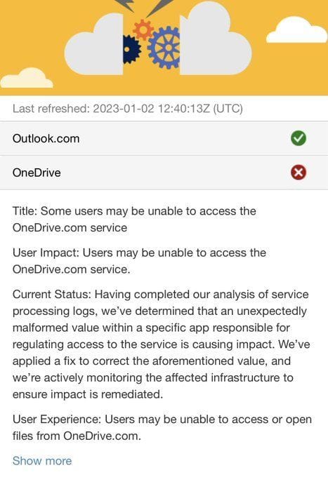Is Microsoft experiencing a server outage? Users report issues as ...