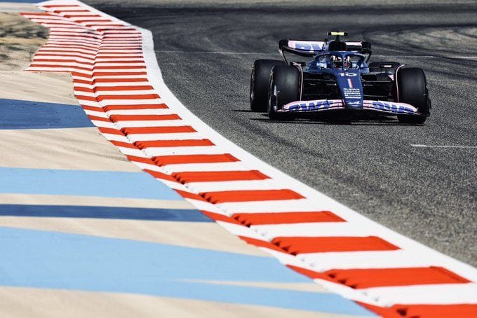 Alpine satisfied with day 1 at 2023 Bahrain pre-season testing
