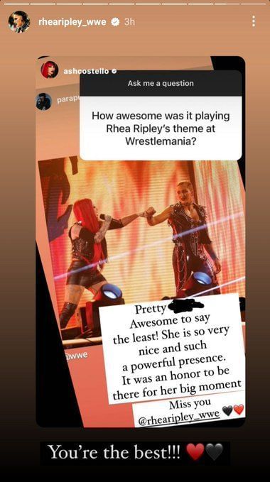 "You're the best" – Rhea Ripley sends a message of love to 34-year-old ...