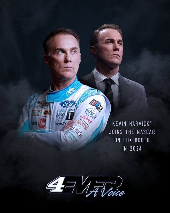 Dale Earnhardt Jr. on Kevin Harvick's 2024 addition to the Fox NASCAR ...