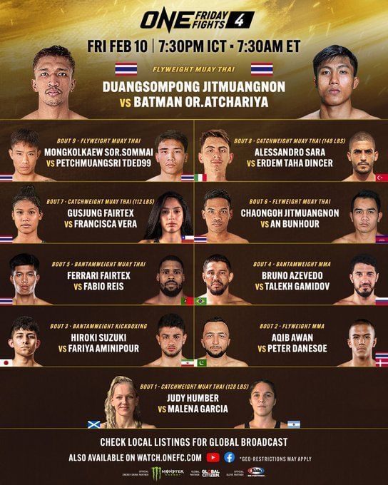 Full ONE Friday Fights 4 card revealed