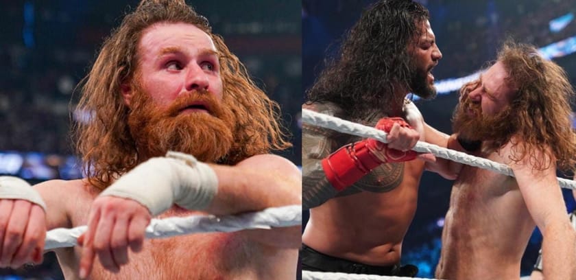 Sami Zayn sends out an emotional message as he showcases his gruesome scars from Elimination Chamber