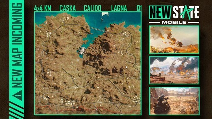PUBG New State new map: Teaser, name reveal date, size, how to vote ...