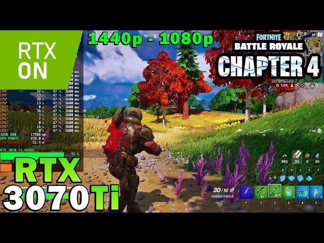 Best Fortnite graphics settings for Nvidia RTX 3070 and RTX 3070 Ti in 2024