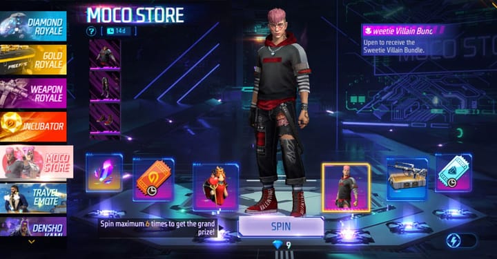 Free Fire MAX Moco Store (Valentine's Bundle): All items, price, and more