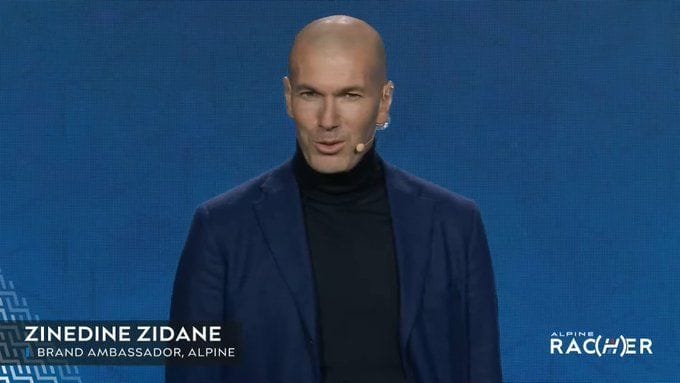 Alpine sign French legend Zinedine Zidane in surprise F1-soccer ...