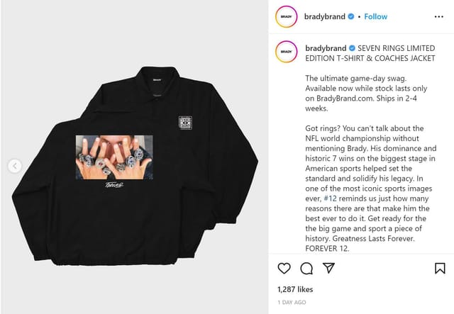 Tom Brady's apparel brand drops limited 'Forever' collection ahead of ...