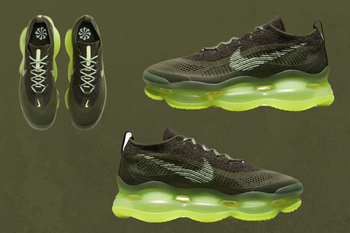 Air Max Scorpion: Nike Air Max Scorpion Flyknit “Barely Volt” shoes: Where to buy, price ...
