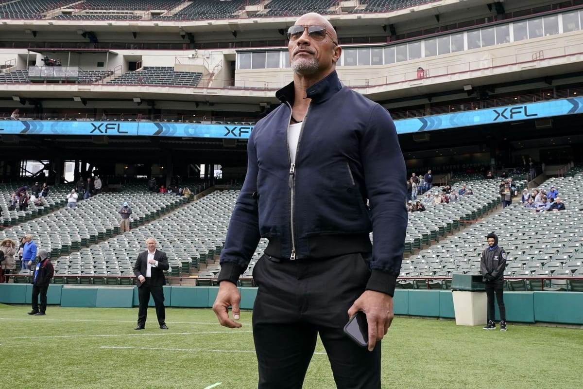 Photos: XFL team Battlehawks recreate Dwayne Johnson's iconic outfit