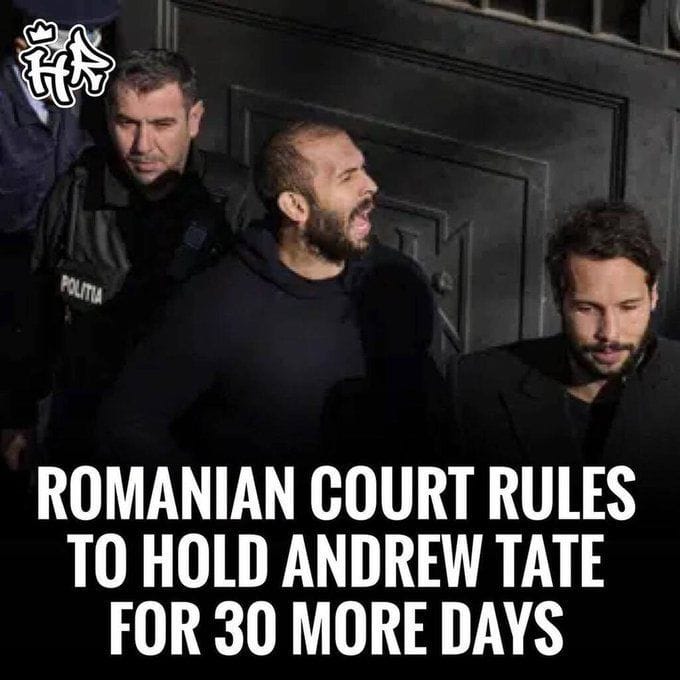 Andrew Tate arrest: Andrew Tate reveals how his 24 hours go inside jail ...