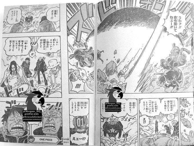 One Piece chapter 1075 (Raw Scans): Luffy and Zoro forced to consider ...