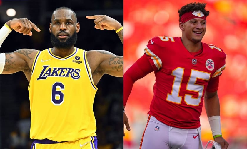 ICYMI: Patrick Mahomes, NFL stars give LeBron James his flowers