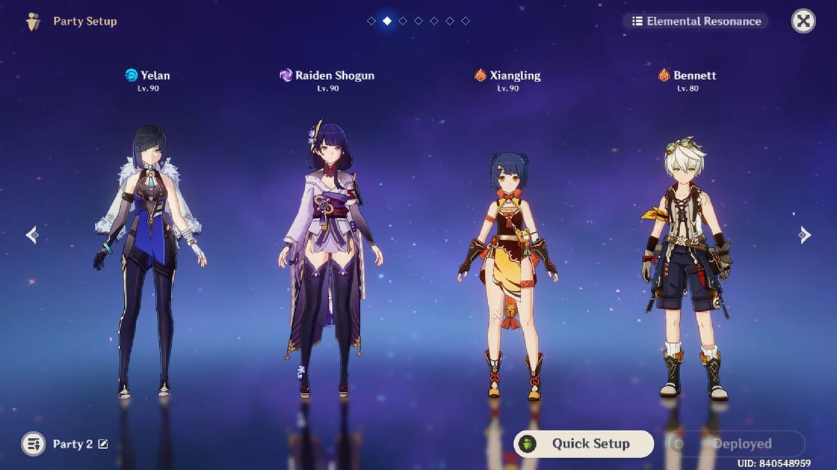 Genshin Impact Yelan build guide: Best artifacts, weapons, and teams