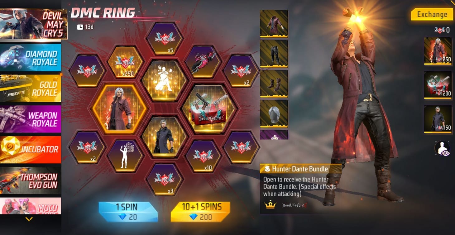 Free Fire Incubator: How to get Deity Menace Woodpecker and more gun ...