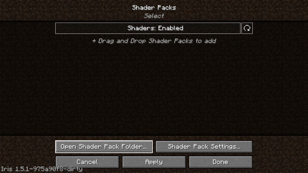 How to use shaders in Minecraft 1.20 snapshots