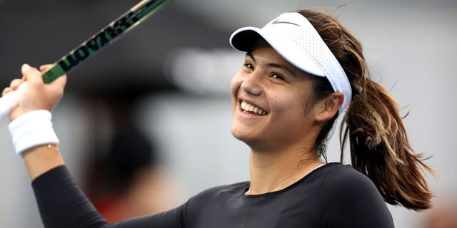 Emma Raducanu dazzles in red-and-black outfit at British Vogue and ...