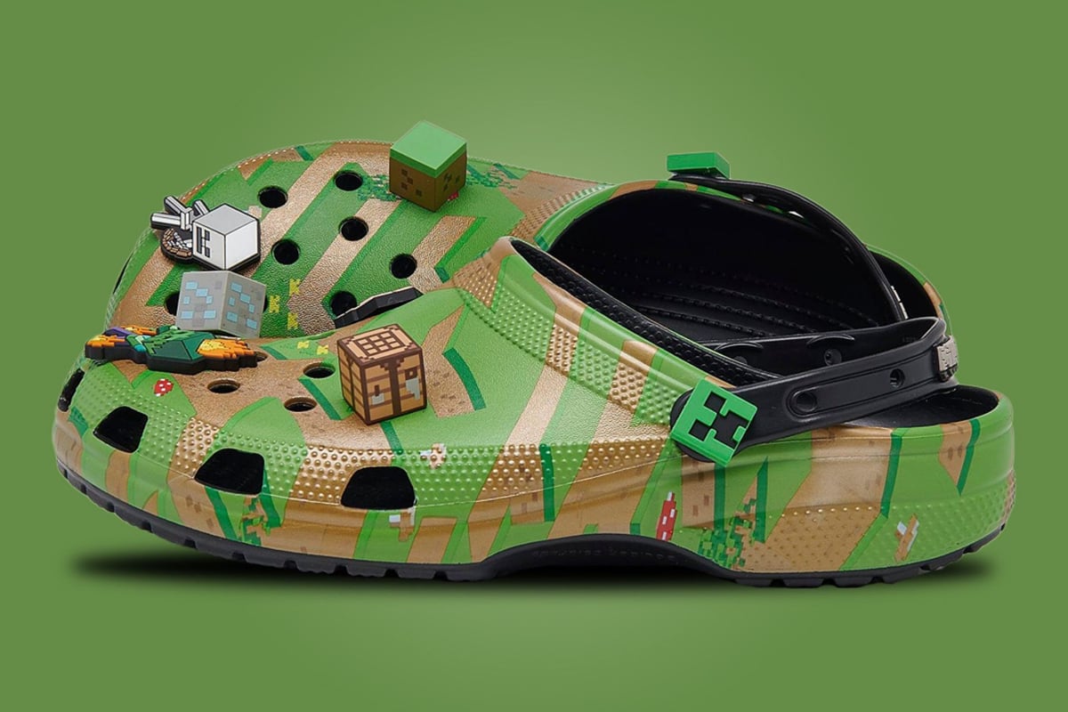 Minecraft: Minecraft x Crocs Classic Clog: Where to buy, release date ...