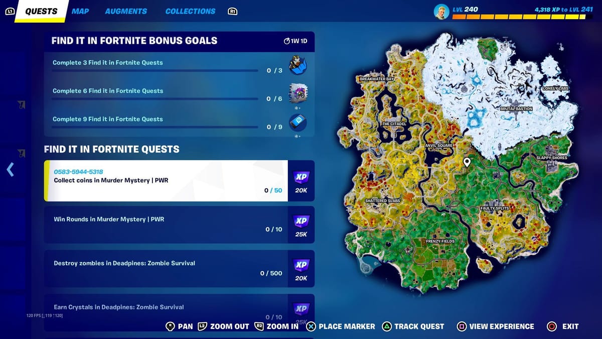 Fortnite: How to collect coins in Murder Mystery