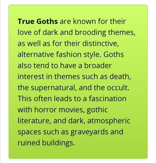 Where to take the Jock, Nerd, Prep, Goth chart test? Everything to know ...