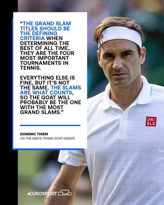 "Being the best ever doesn't necessarily mean you're the greatest ever ...