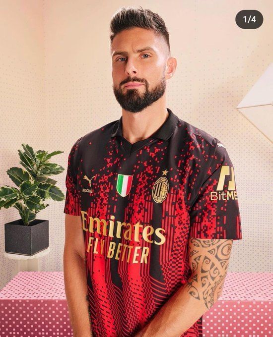 PUMA x AC Milan x KOCHÉ Fourth jersey kit: Price, release date, and ...