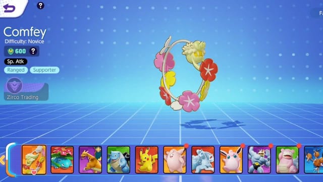 How to play with Comfey in Pokemon Unite
