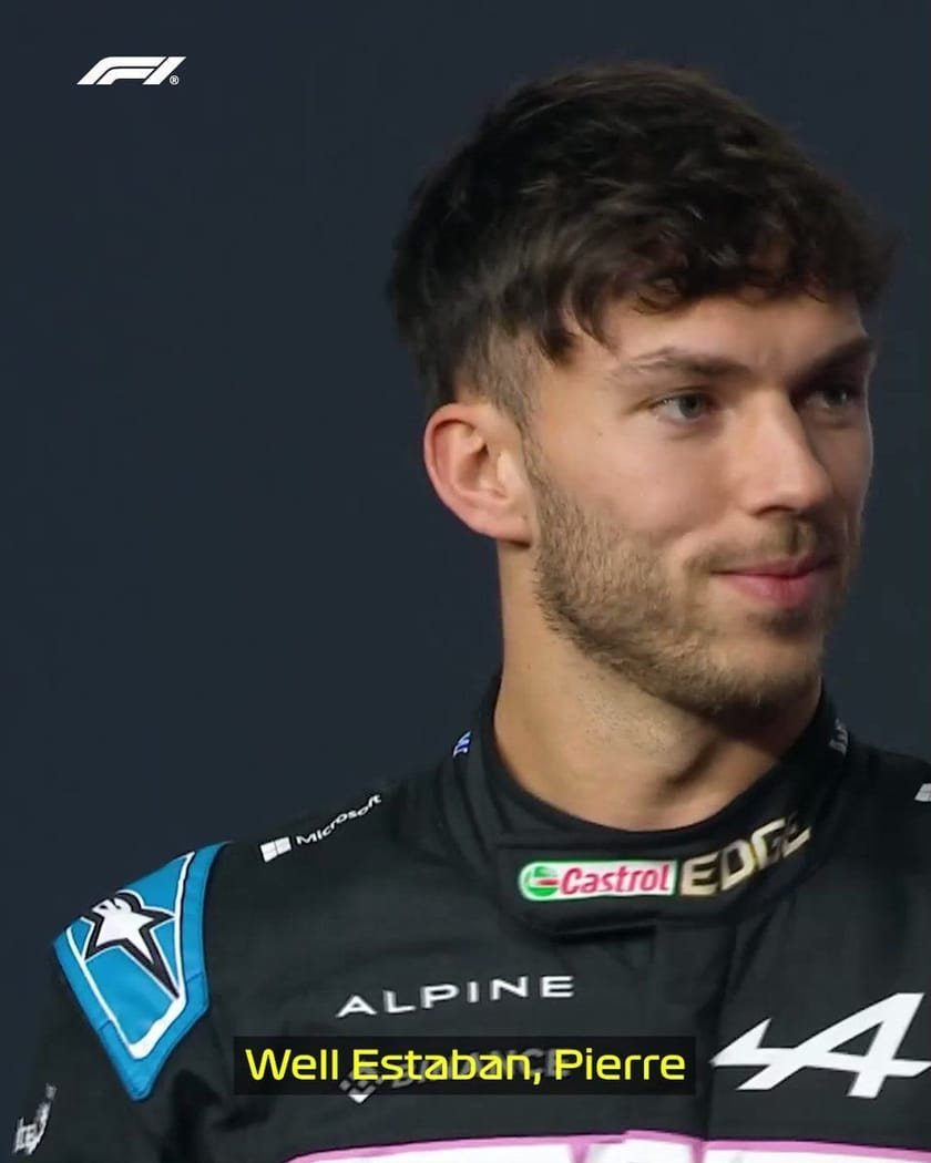 "I don't know what you ate" - Pierre Gasly and Esteban Ocon share childhood banter at Alpine's ...